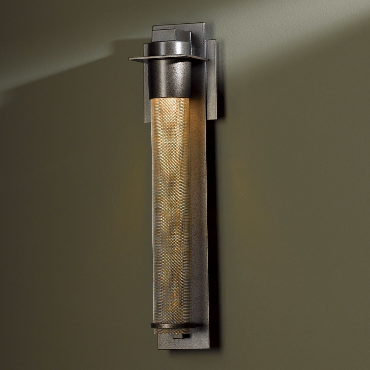 Airis Collection Mesh Tube 18 1/2" High Dark Sky Wall Light - #J4287 ...