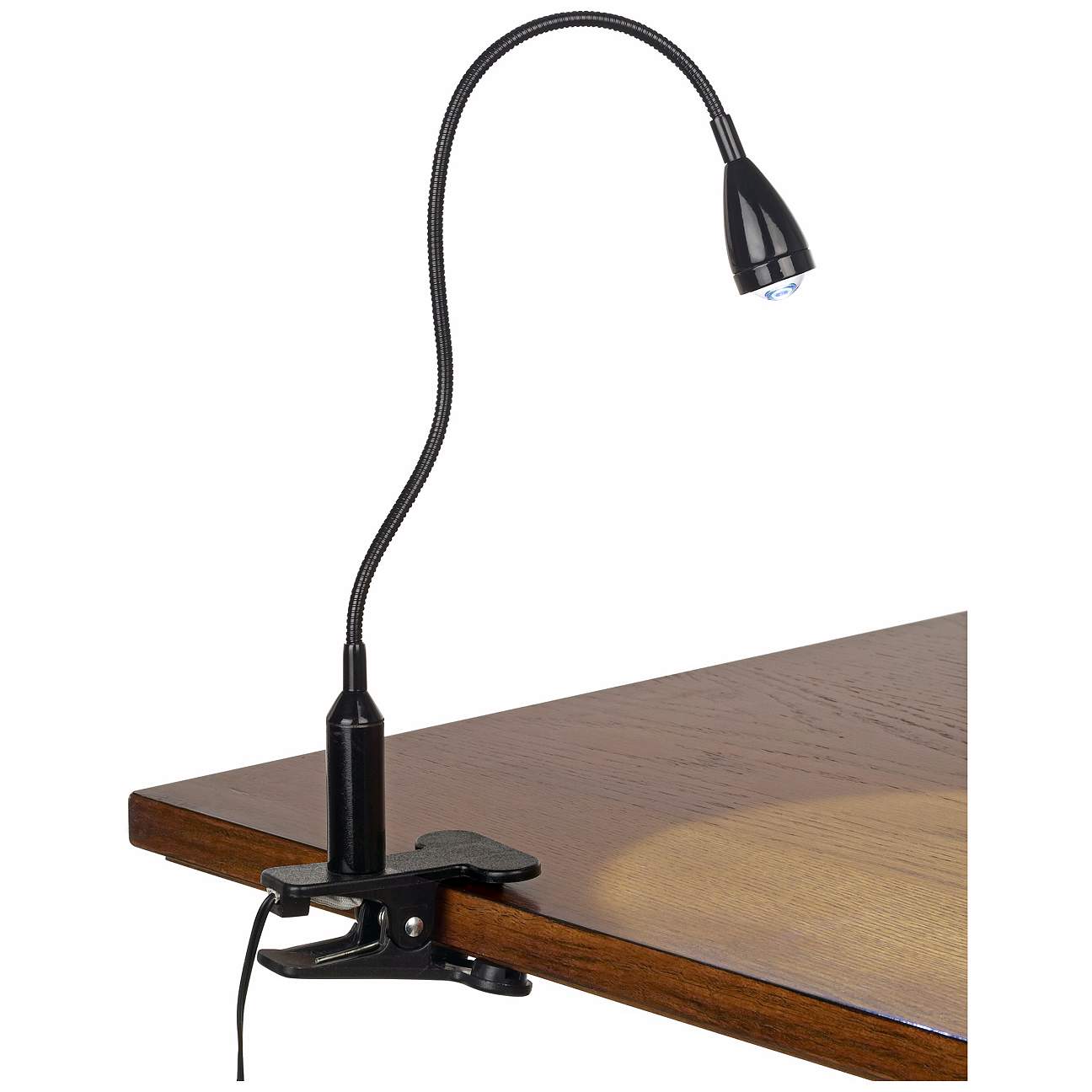 LED Adjustable Gooseneck Energy Efficient Black Clip Light - #R5899 ... LED Adjustable Gooseneck Energy Efficient Black Clip Light - #R5899 ...