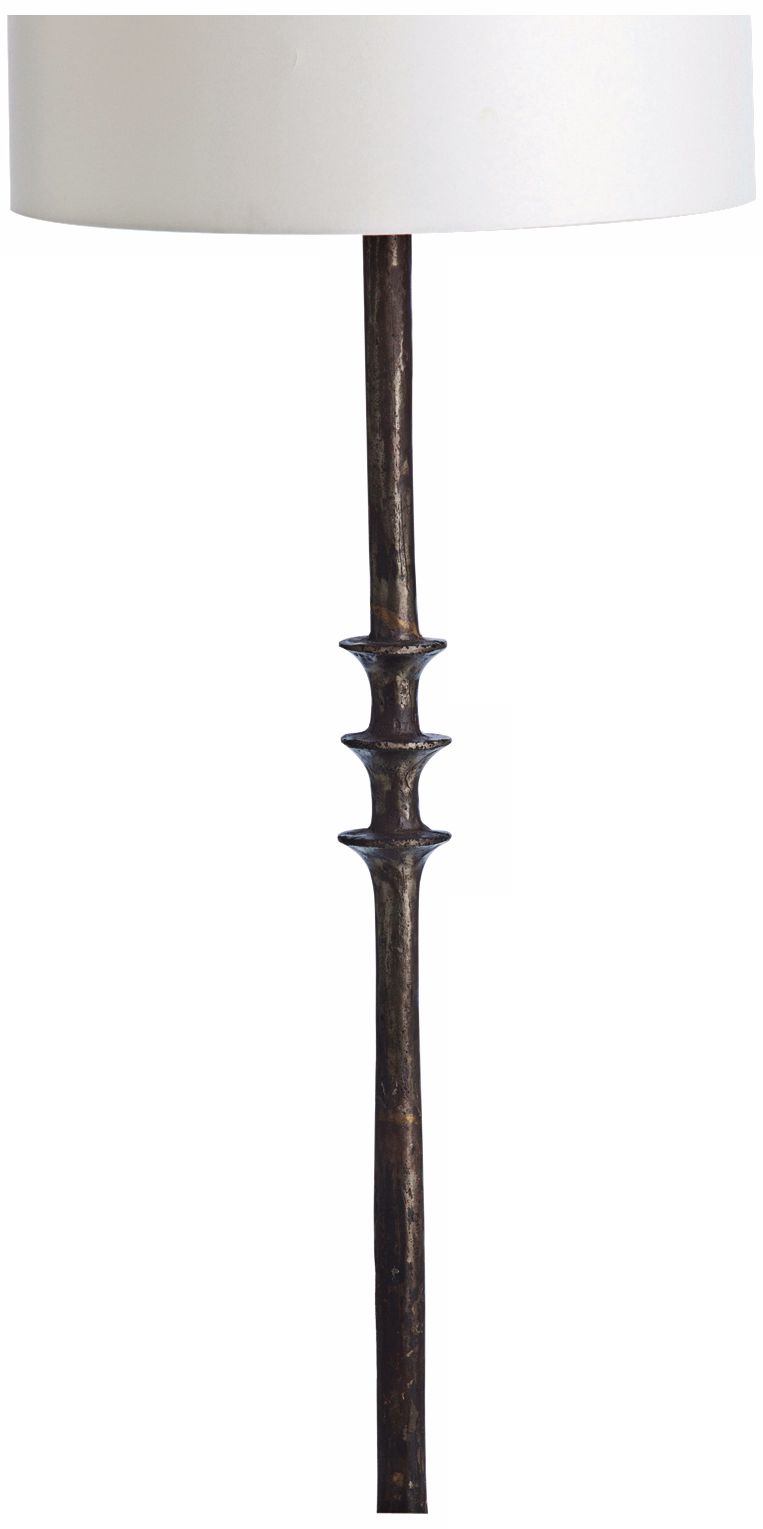 Arteriors Home Nathan Black Gesso Floor Lamp - #U2962 | Lamps Plus