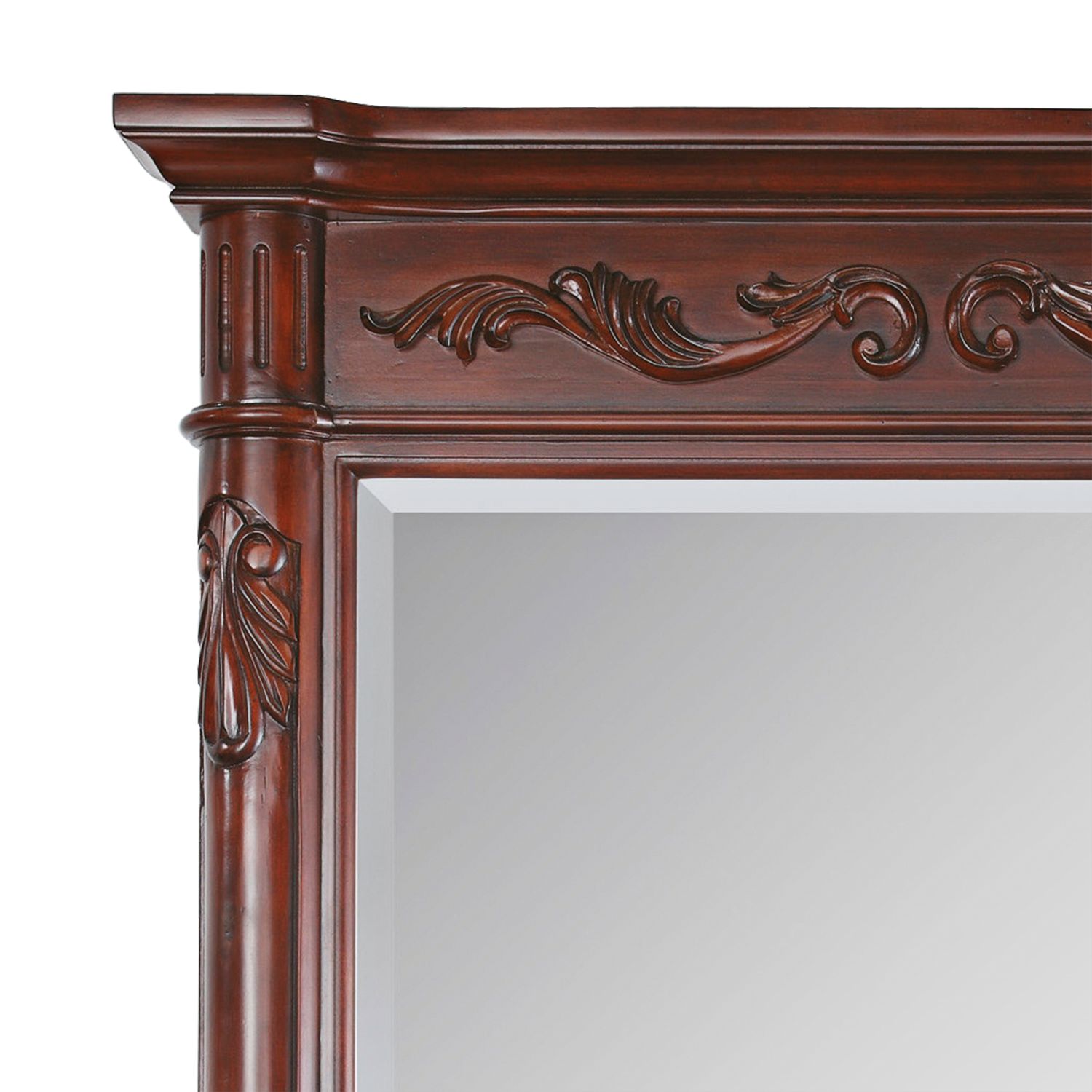 Avanity Provence Antique Cherry 36" x 40" Wall Mirror - #Y8640 | Lamps Plus